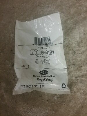 New Gates Male O-Ring Boss Adapterless Swivel Megacrimp G25 Coupling ...