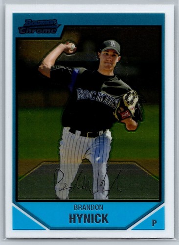 2007 Bowman Chrome Brandon Hynick Rookie Colorado Rockies RC | eBay