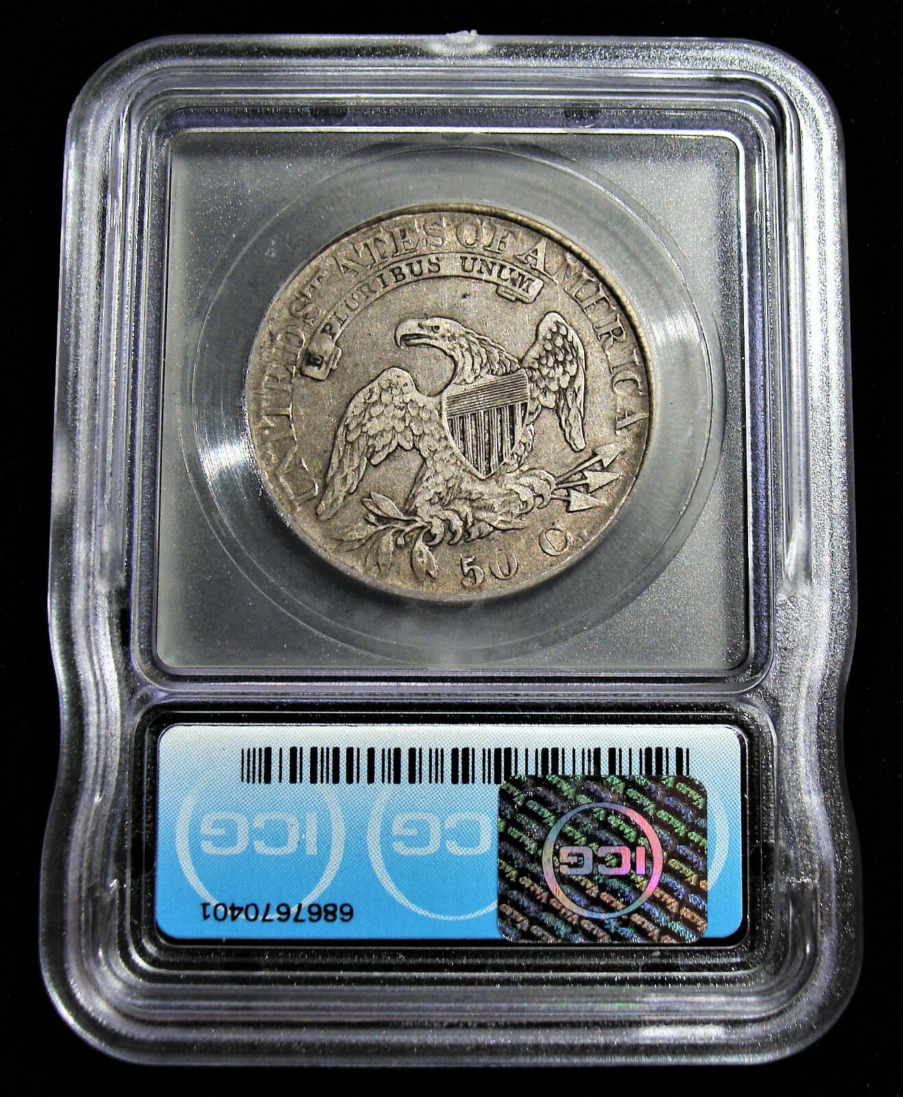 1824/4 Bust Half Dollar 50 Cents. VF35 ICG. | eBay