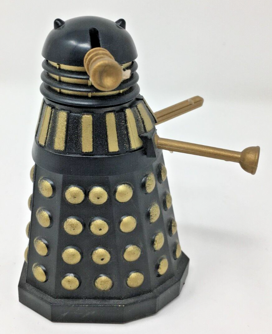 BBC Doctor Who Black and Gold Pull Back Rolling Dalek Dapol UK | eBay