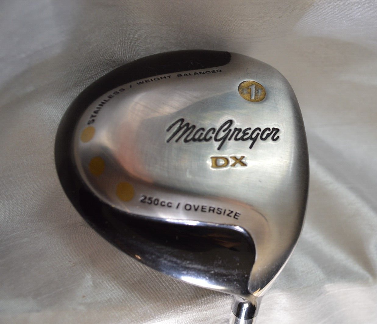 MacGregor DX Graphite #1 Driver 250cc Oversize Stainless Balanced Mid ...