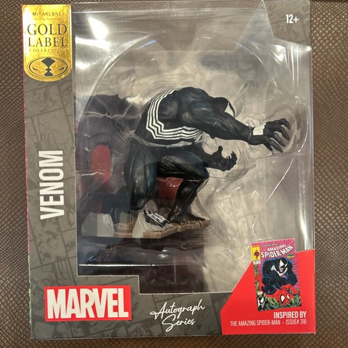 McFarlane Toys Marvel Venom Gold Label Autograph Series Action Figure ...