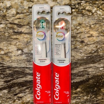 Colgate Total Active Prevention Foaming Clean Soft Toothbrush with ...