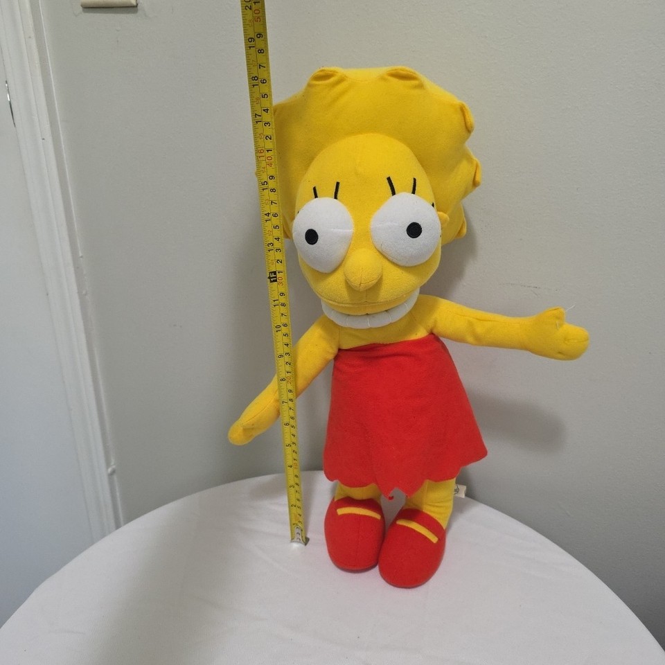 Lisa Simpson 19" Stuffed Plush Toy Doll The Simpsons 2015 Toy Factory ...