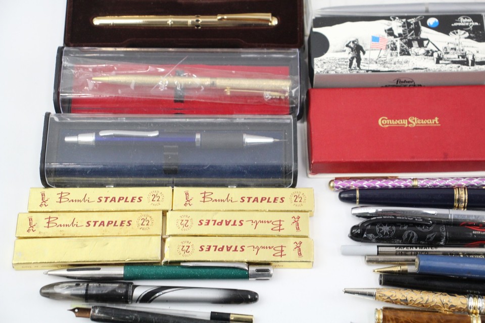 Writing Instruments Assorted Inc Fountain Pens Ballpoint Biro ...