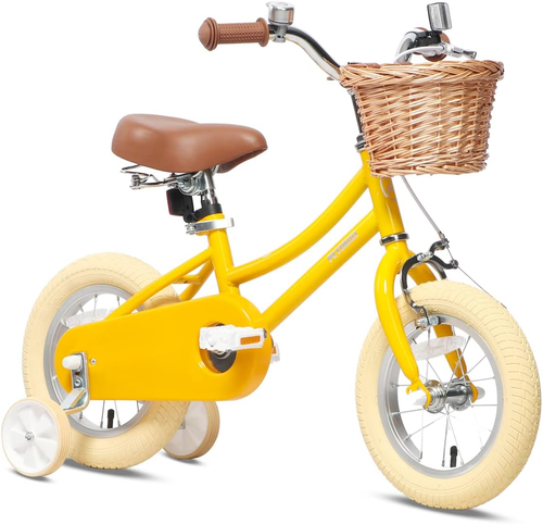 Petimini Girls Bike with Basket for 2-12 Years Old Kids, 12 14 16 18 20 ...