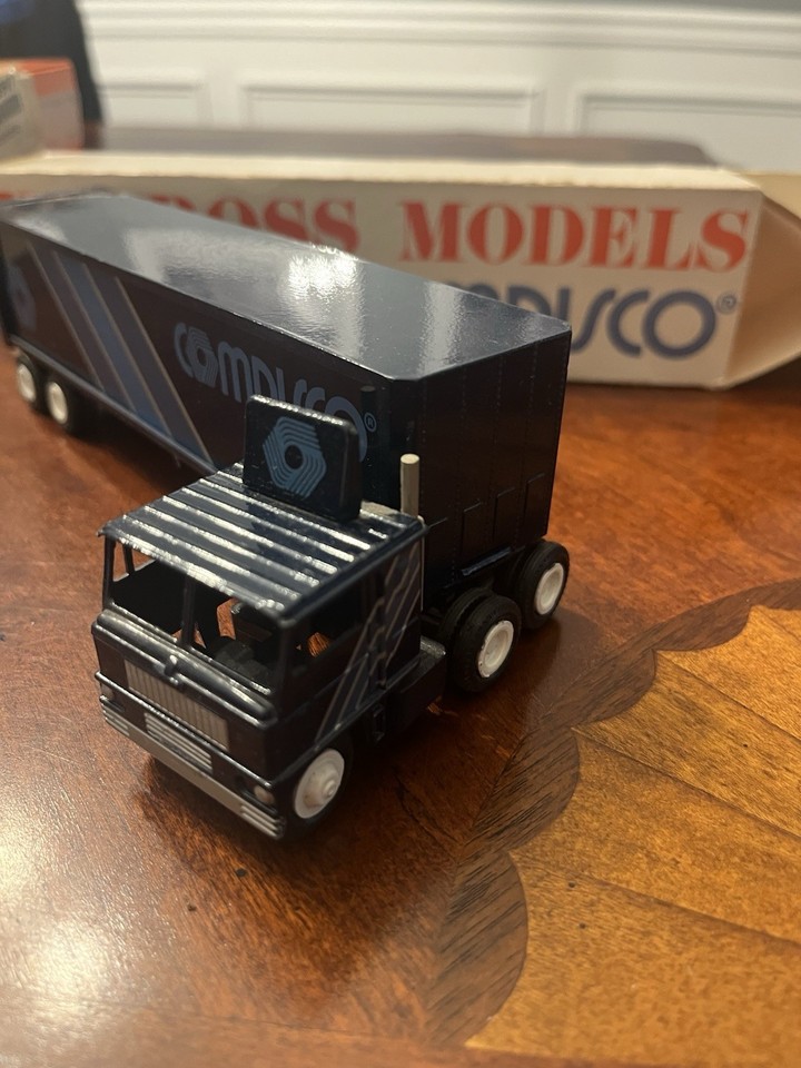 VINTAGE WINROSS 1/64 TRACTOR TRUCK & Trailer Comdisco 1982 | eBay