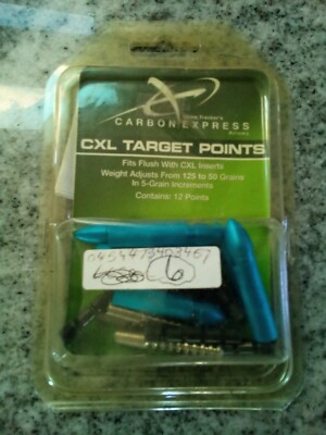 Game Tracker Carbon Express CXL Target Points adj. 125 gr. To 50 gr. 6 ...