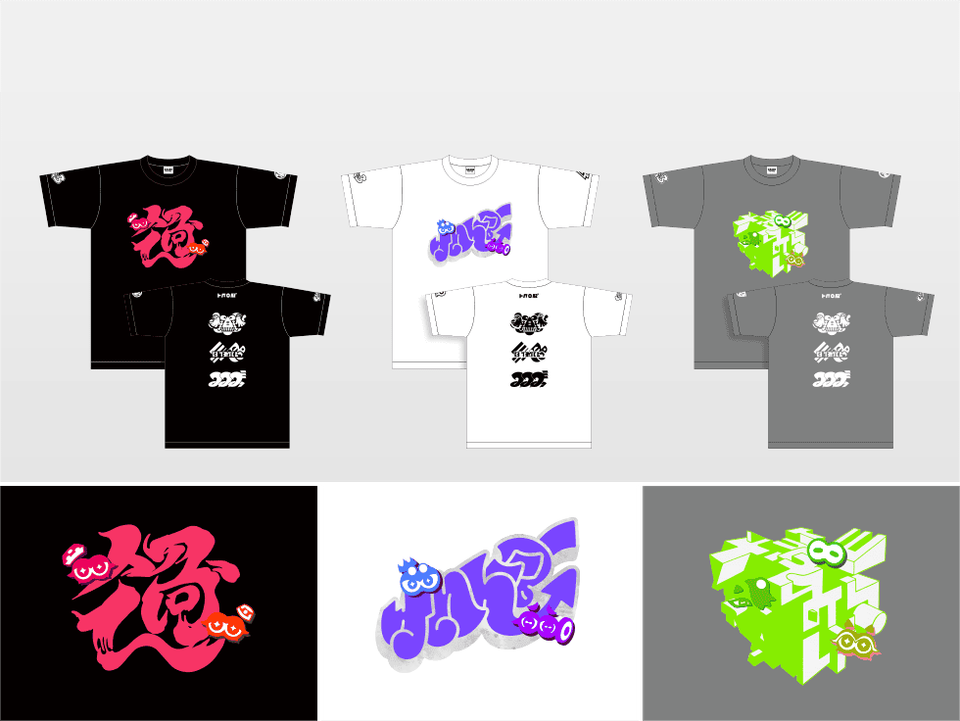Splatoon 3 Grand Festival T-Shirt Present Past Future S M L XL Size ...