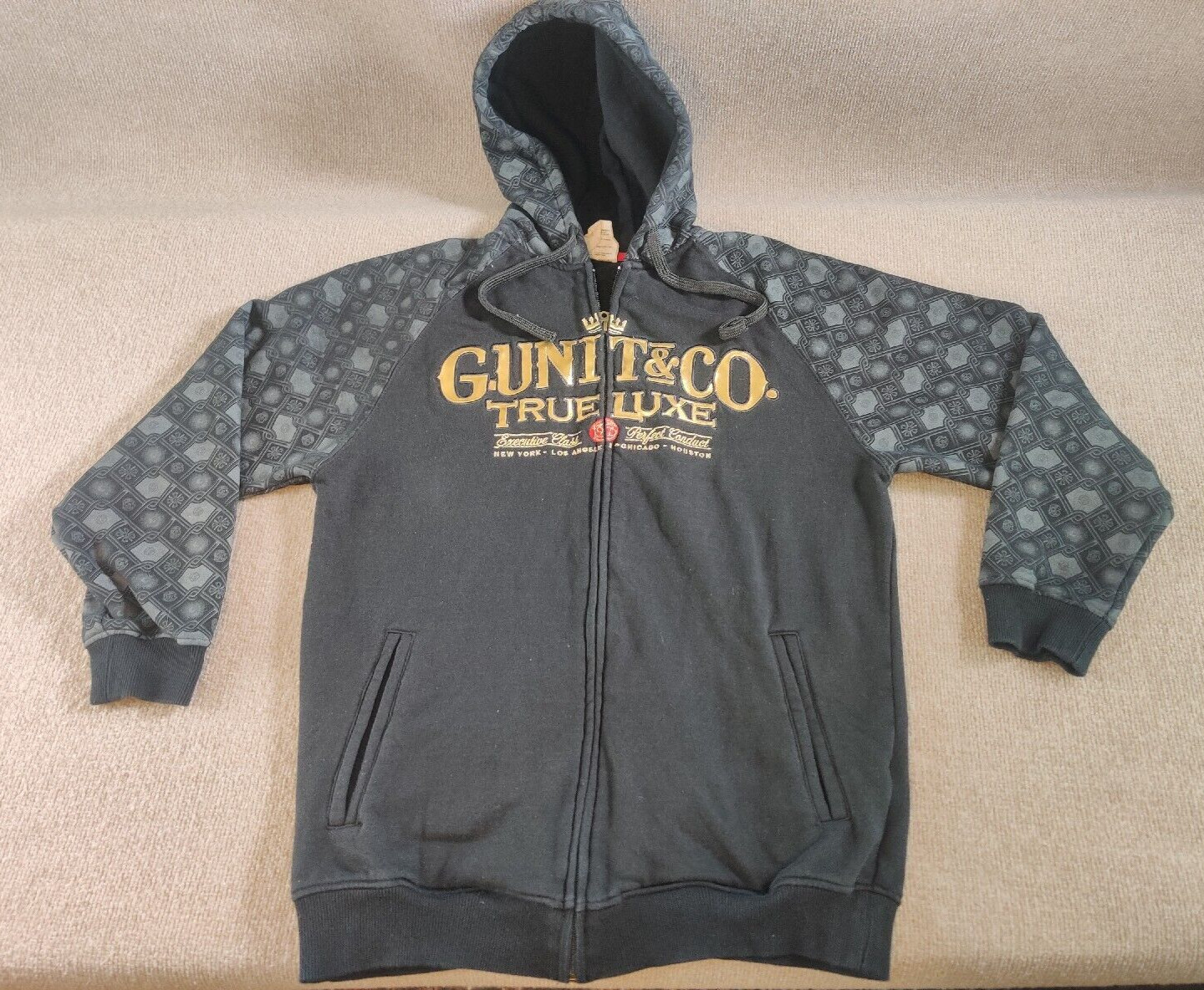 G-Unit Heavyweight Full Zip Hoodie Sweatshirt Jacket … - Gem