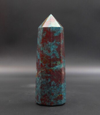 150MM Pink Ruby In Fuchsite Tower Crystal Healing Gemstone 8 Faceted ...