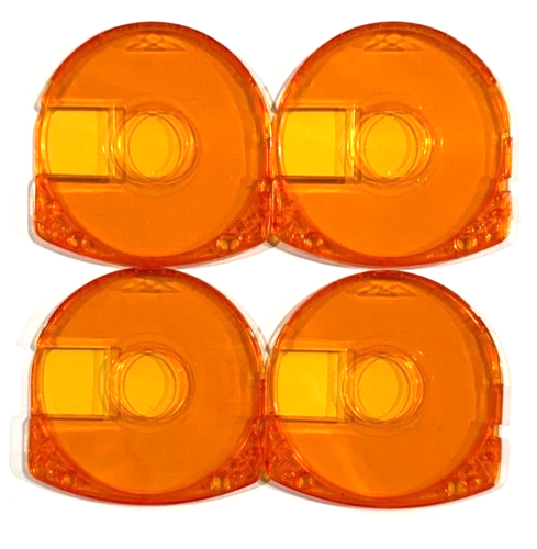 (4) ORANGE TRANSPARENT MMR REPLACEMENT CASES FOR UMD PSP GAMES/MOVIES ...