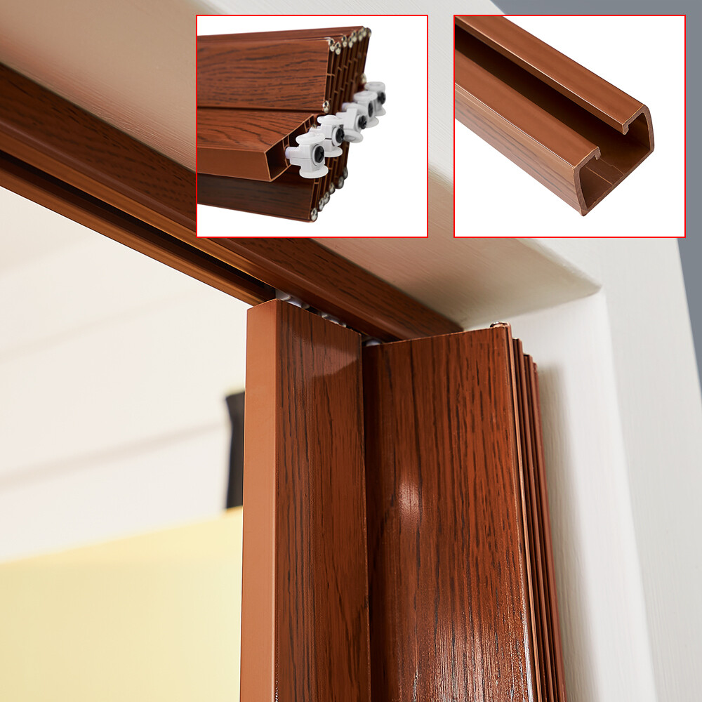 Folding Door Concertina Accordion Plastic Sliding Door Living Room ...