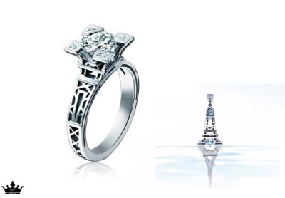 Eiffel Tower Engagement Ring