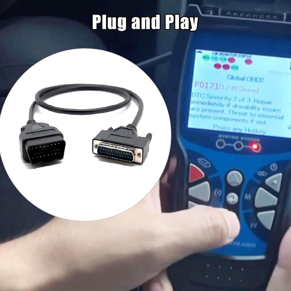 OBD2 OBDII Cable for INNOVA 5510, 5512 & 5610 Code Reader Scan Tools ...