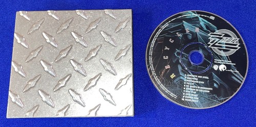 vintage ZZ Top Recycler PROMO CD SPECIAL METAL PACKAGING/FOLD OUT 1990 ...