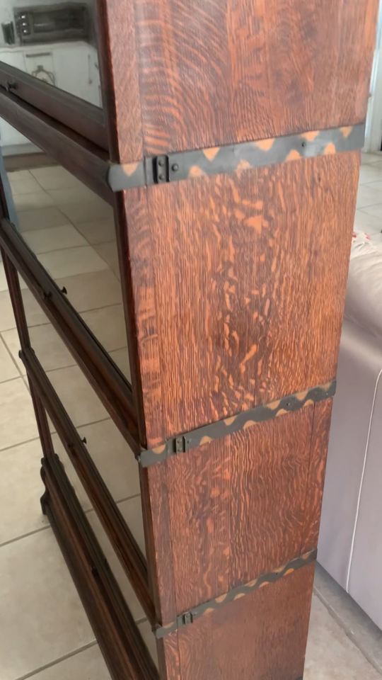 Vintage Macey Furniture 4 Stack Lawyer's Bookcase With Graduated ...