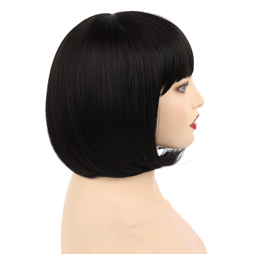Onedor 10 Inch Short Straight Flapper Bob Wigs | eBay