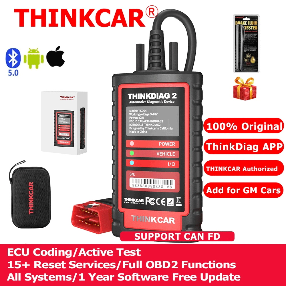 2024 THINKDIAG 2 Bidirectional OBD2 Scanner Diagnostic Tool Code Reader ...