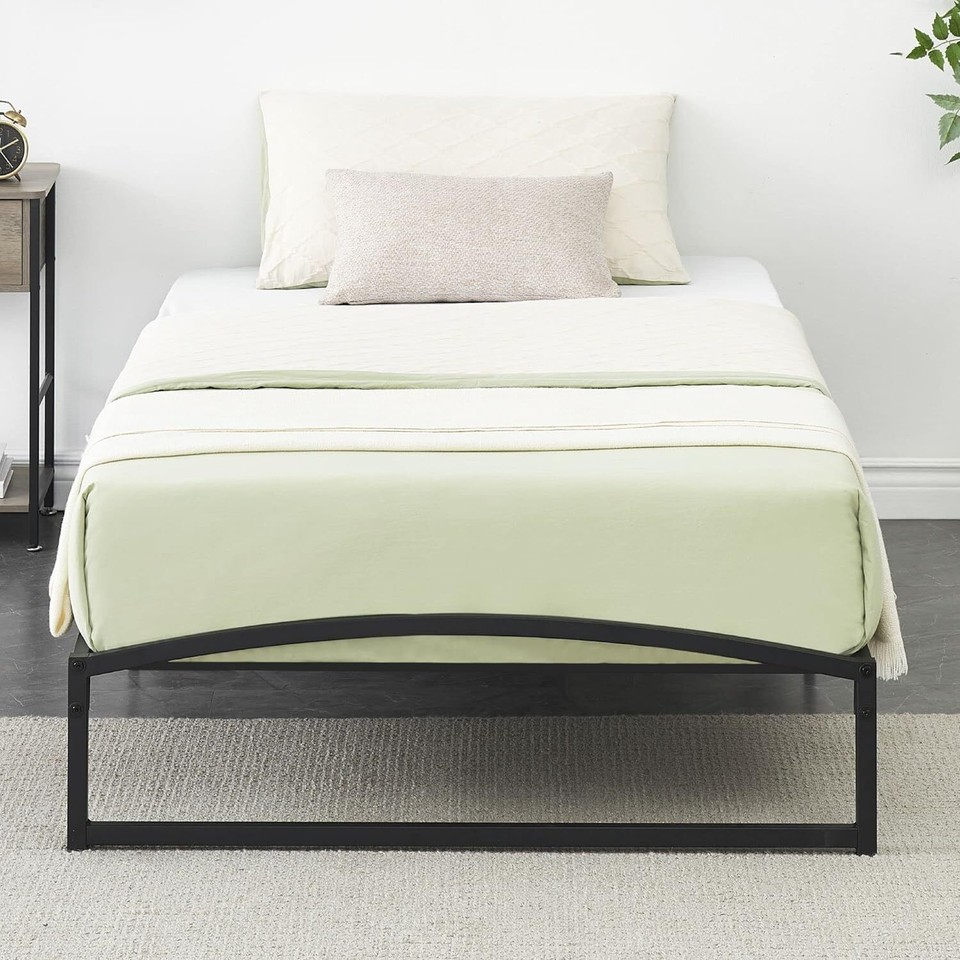 Low Profile Twin Bed Frame, Metal Twin/Full/Queen/King Size Platform ...