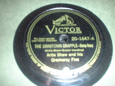 78RPM Victor 20-1647 Artie Shaw, The Sad Sack / The Grabtown Grapple E ...