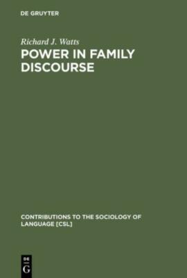 Power In Family Discourse 9783110132281| eBay