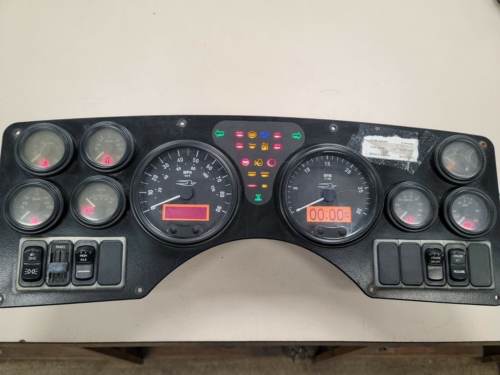 Bluebird All American Dashboard Instrument Cluster for for sale online ...