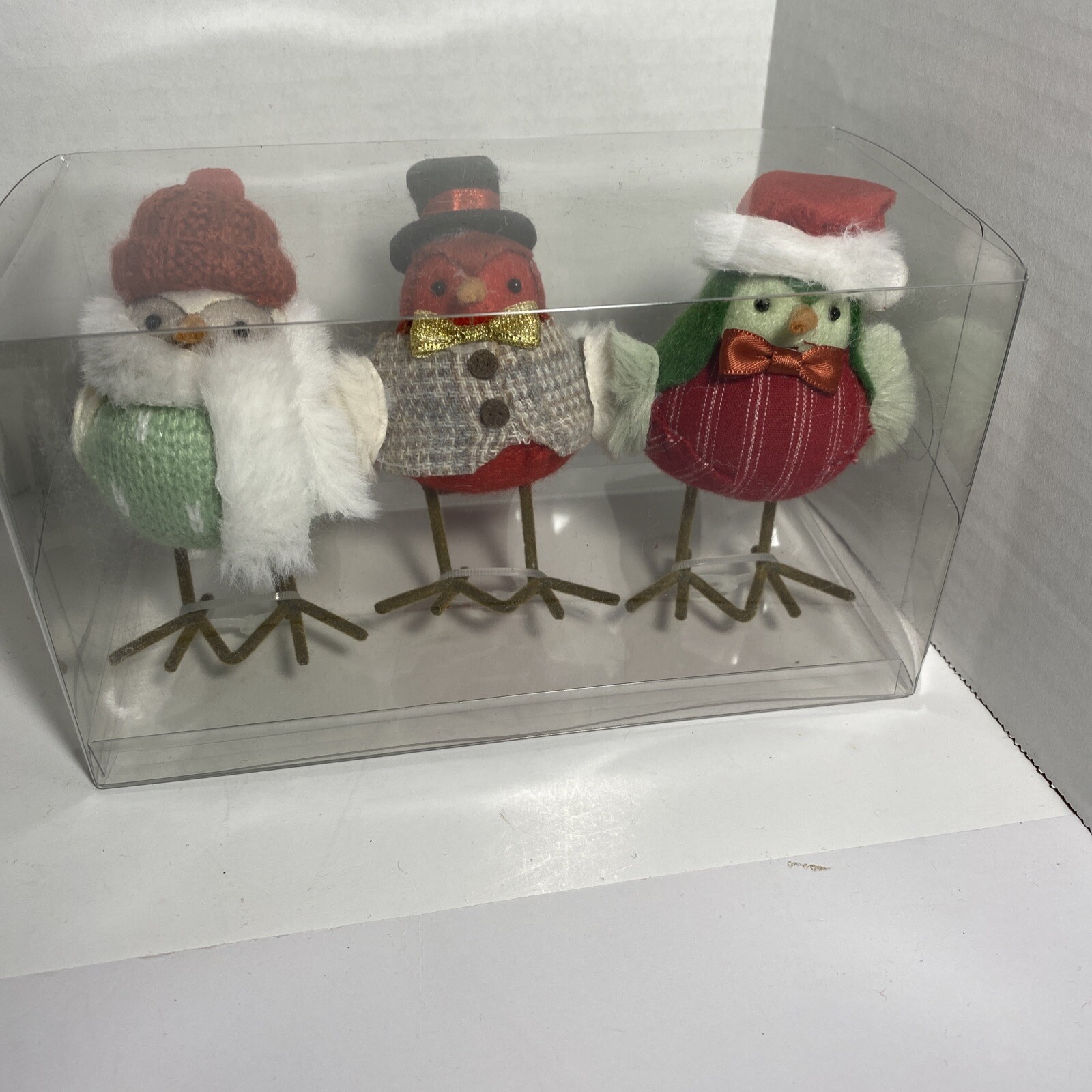 Target Wondershop Fabric Bird 2022 Mini Christmas Birds 3 Boxed Set G3 ...