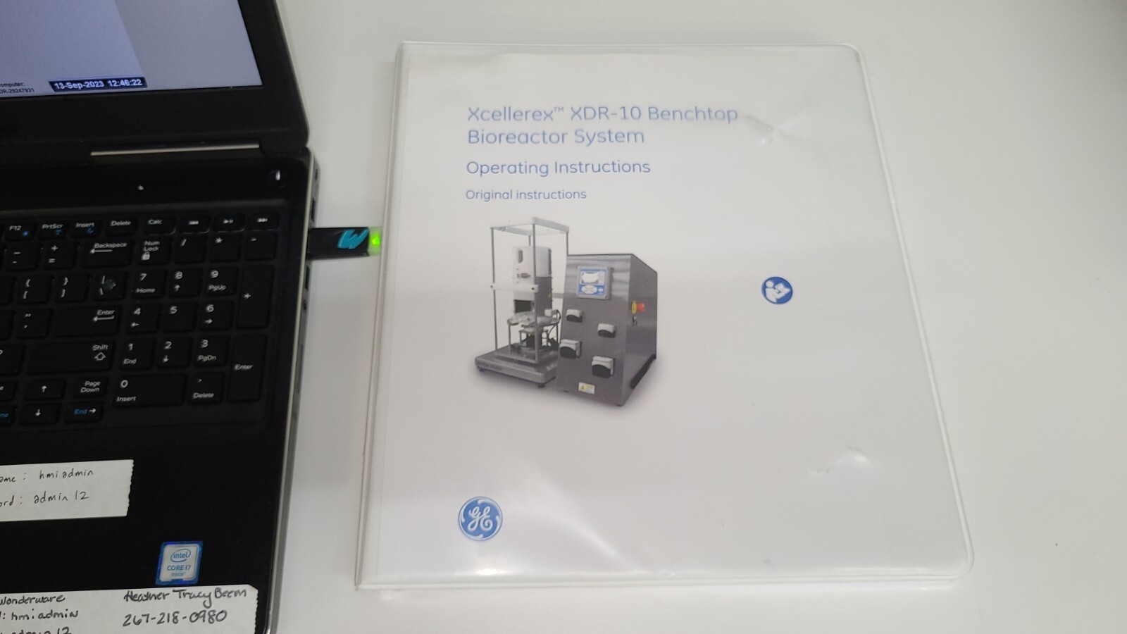 2017 Xcellerex XDR-10 Bioreactor System, Laptop w/ Software and License ...