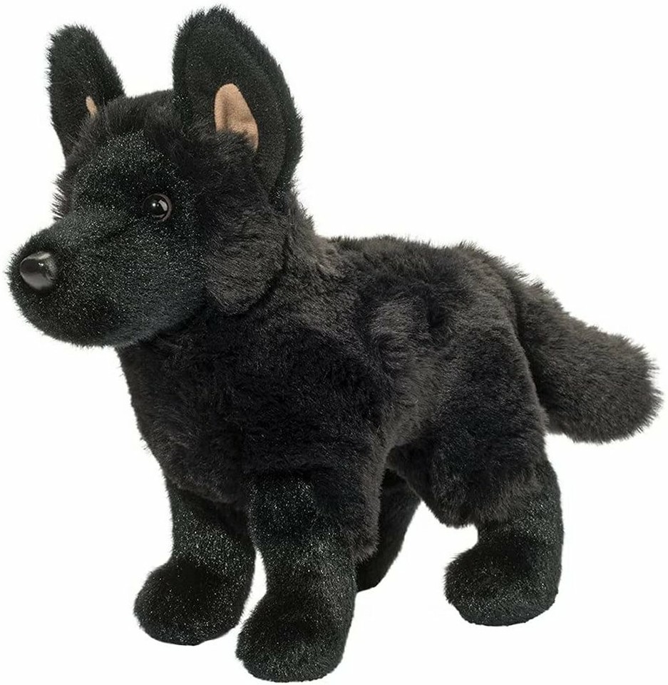 Black German Shepherd Stuffed Animal