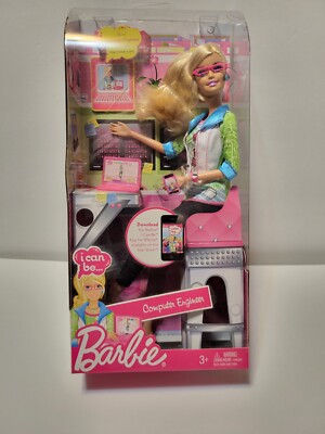 Mattel Barbie Doll I Can Be A Computer Engineer NIB 2010 | eBay
