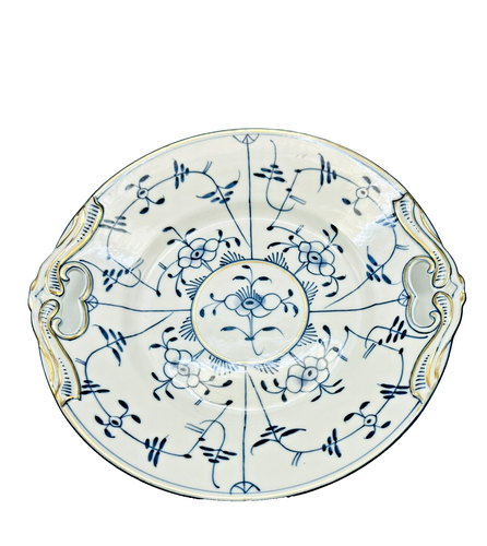 Antique Thuringia German Blue White Immortelle Porcelain Serving ...