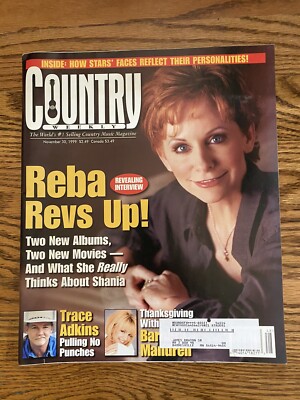 Vintage Country Music Weekly Magazine November 1999 Reba McEntire ...