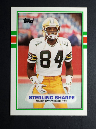 1989 Topps Football #379 Sterling Sharpe ROOKIE Green Bay Packers *NRMT ...