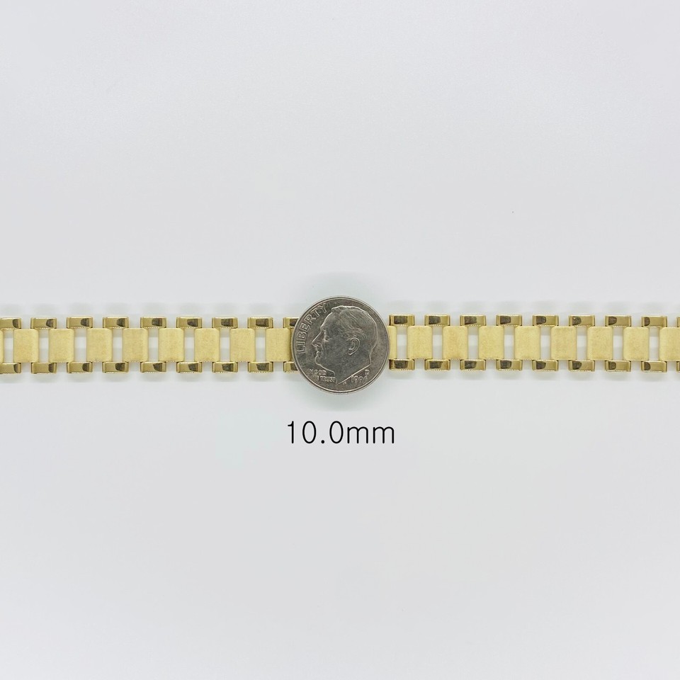 10k Gold Classic Rollie Presidential Chain (Hollow) | eBay