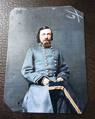 Civil War Major General George E Pickett tintype C006RP | eBay