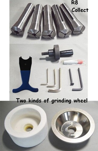 220v U3 Grinder Universal Cutting Grinding Machine Sharpener R8 Collet ...