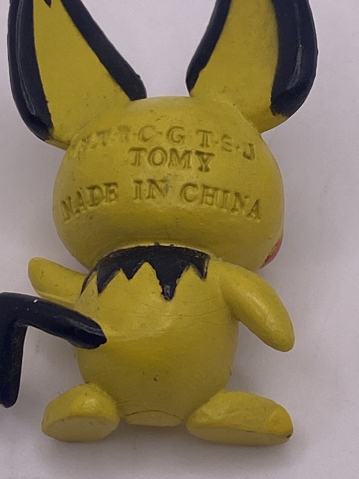 Pichu TOMY Pokemon Mini Figure CGTSJ 1999 Nintendo - Vintage | eBay