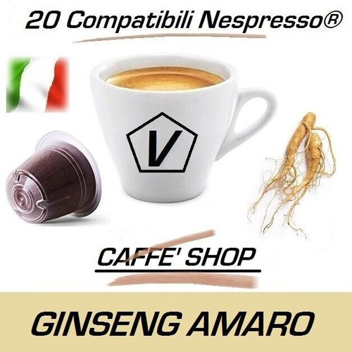 Capsule Compatibili Nespresso®, Miscela "Ginseng Amaro Malese" - Caffè ...