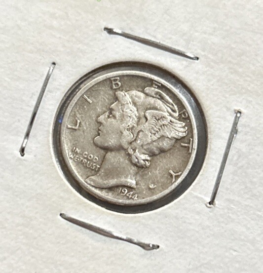 1944 w mercury dime ERROR COIN Reverse Vines Wrap The Words | eBay
