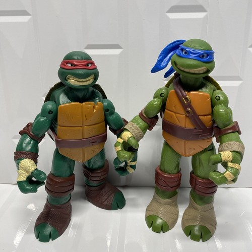 VTG Teenage Mutant Ninja Turtles 2012 10” Giant Battle Shell Leo & Raph ...