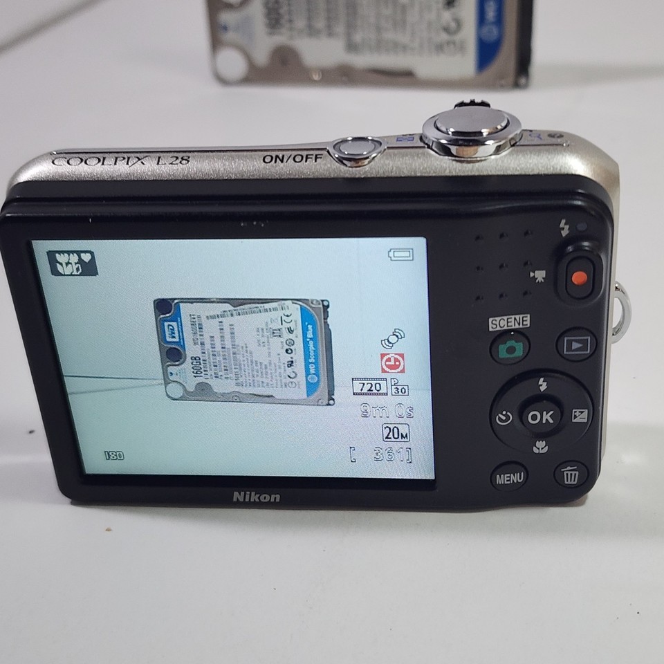 Nikon Coolpix L28 Camera Point Shoot 20.1MP Digital 5x Zoom 3.0 LCD | eBay