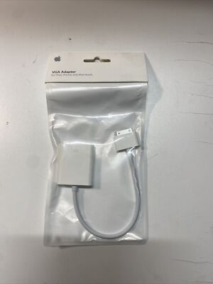 APPLE VGA ADAPTER FOR IPAD, IPHONE, IPOD TOUCH (30-PIN TO VGA) MODEL ...
