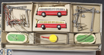 Eheim Trolley-Bus HO 103 - Trolley Bus Set mit OVP W. Germany Vintage ...