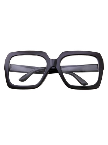 XL Large Chunky Square Glasses Clear Lens Thick Frame Nerd Eyewear Bold ...