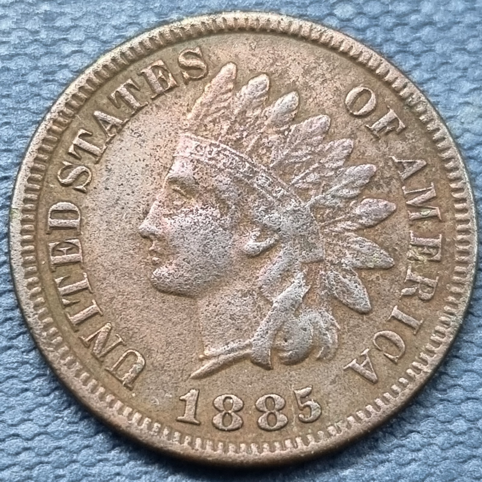 1885 Indian Head Cent 1c Better Grade XF #74321 | eBay