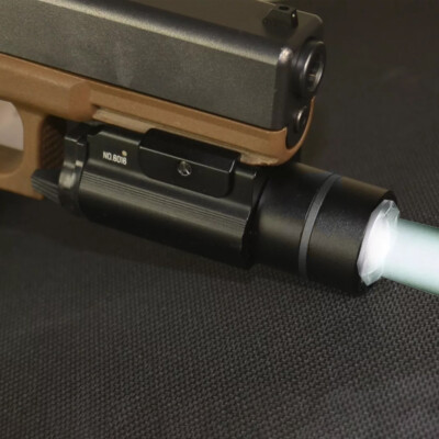 Trustfire Tactical LED Rail Mounted Pistol Light Weapon Light Gun ...