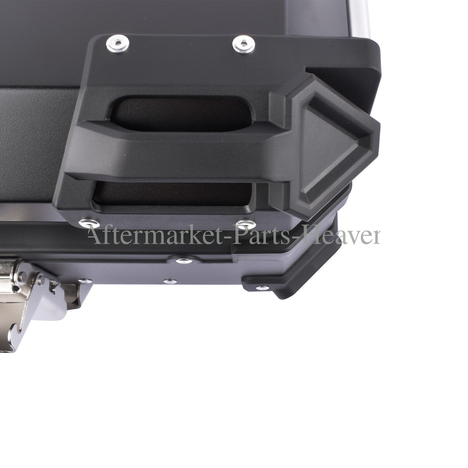 Black 25L Aluminum Motorcycle Top Case, Trunk Tour Tail Box with ...