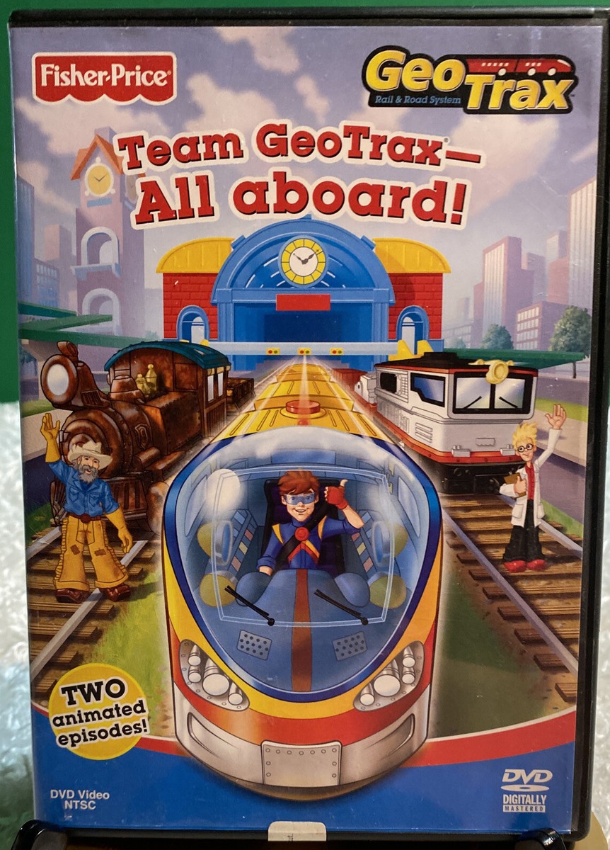 Geotrax Team All Aboard Dvd Mattel Geotrax Rail Starter Set W/DVD