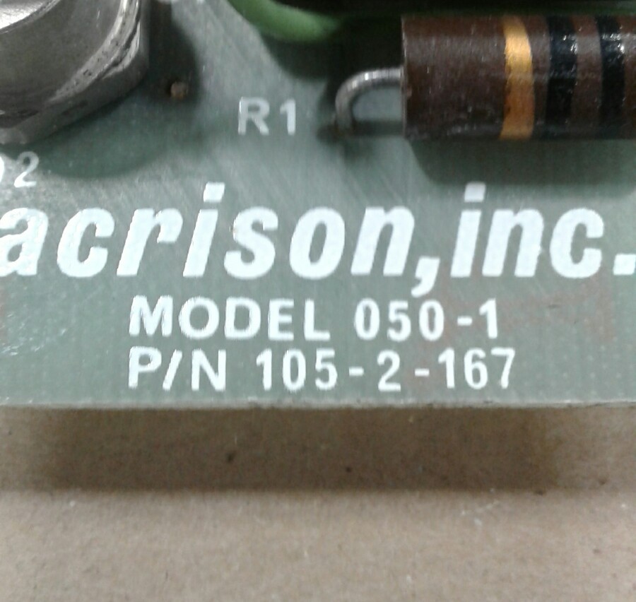 Acrison Inc. PC Circuit Board 105-2-167 Card 050-1 #1163KWZ4 | eBay